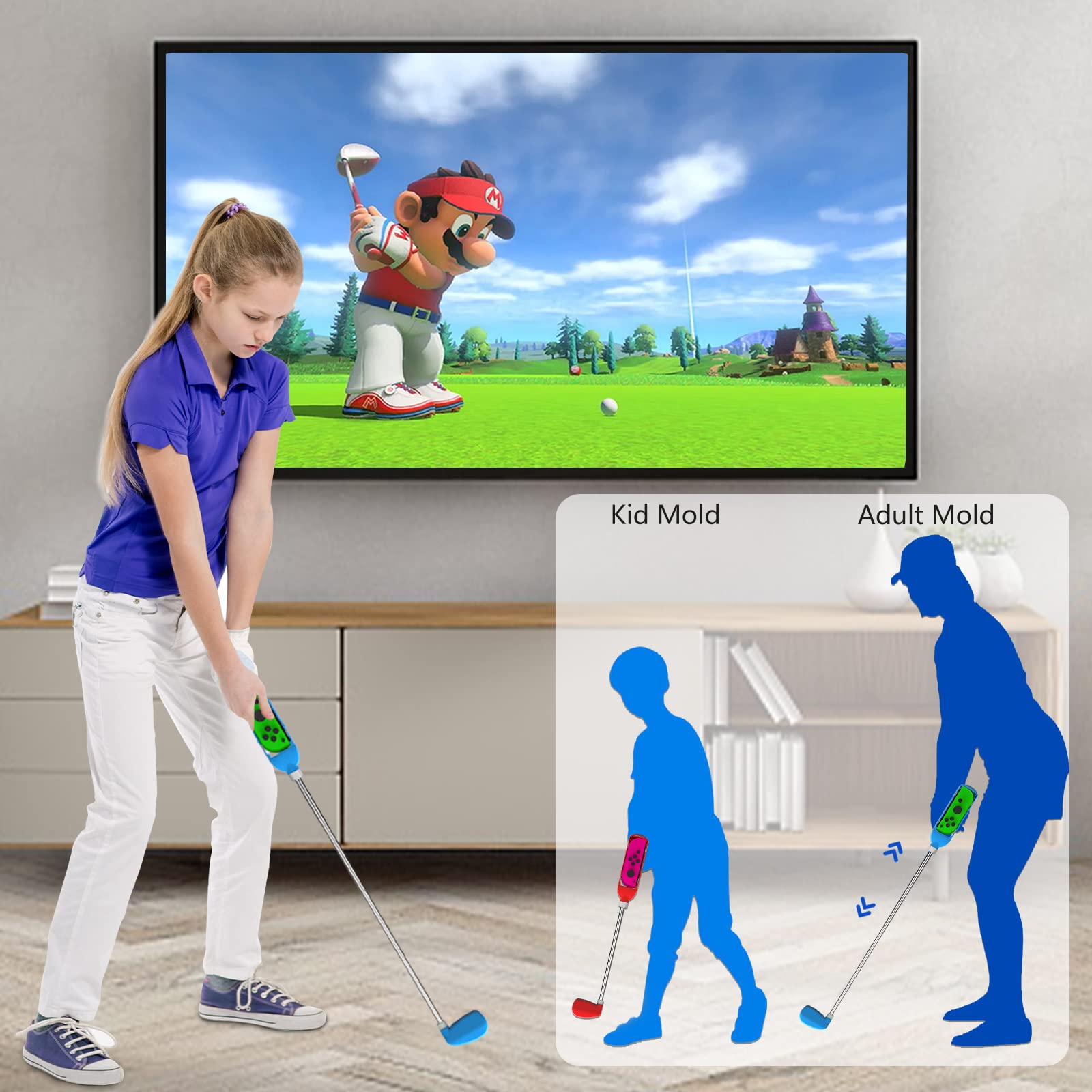 Switch Sports Accessories Bundle-SLLFLY 12 in 1 Nintendo Switch Sports Kit Compatible with Switch/Switch OLED Nintedo Sports Games
