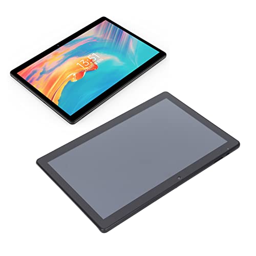 PUSOKEI 10.1in IPS Tablet, for Android 11 10 Inch Tablet PC, 1920 * 1200 HD IPS Screen, 4G LTE 6+128G P60 8 Core Processor Tablet PC, 10 Point Capacitance, Builtin WiFi GPS Black