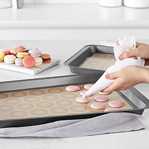 Silicone Baking Mat Nonstick Heat Resistant Liner Oven Sheet Macaron Cake Cookie Toaster Liner Sheet Pastry Kneading Rolling Mat New