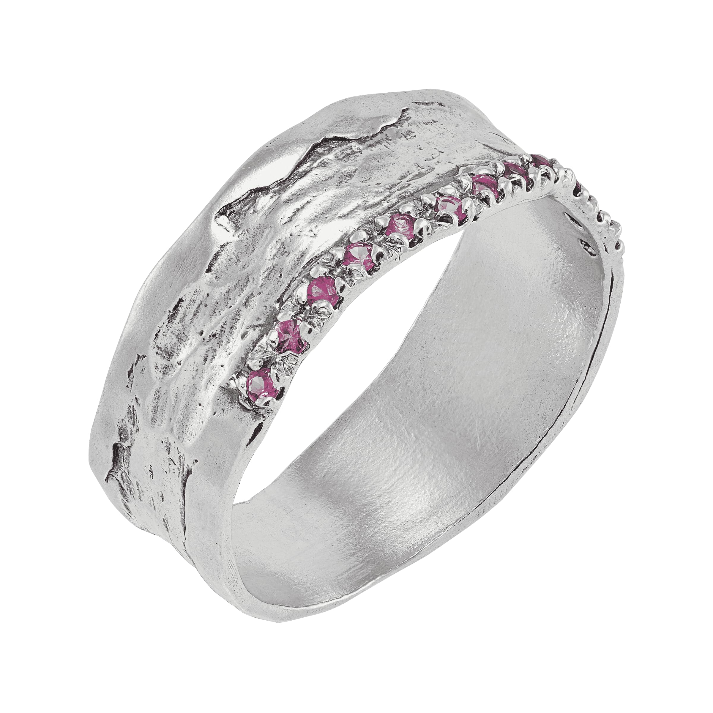Silpada 'Take a Walk on the Wild Side' Ruby Ring in Sterling Silver, Size 7, Size 7