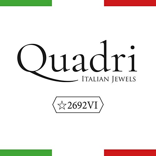QUADRI - Premium Quality 925 Pure Sterling Silver Certified Made in Italy2.5mm Solid Dome Omega Link Chain Necklace for Women 16"-20" inch Made in Italy