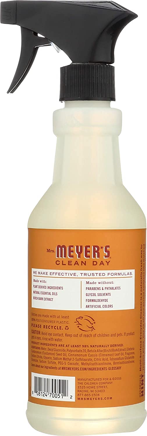 Mrs. Meyer's Multi-surface Cleaner, Acorn Spice, 16 Fl Oz (Pack of 1)