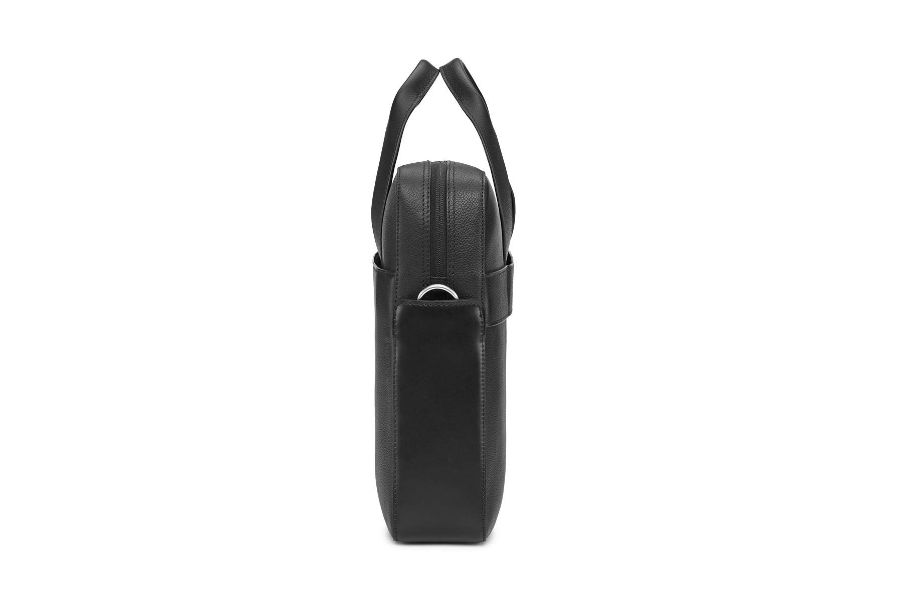 Moleskine Classic Leather Slim Briefcase, Black