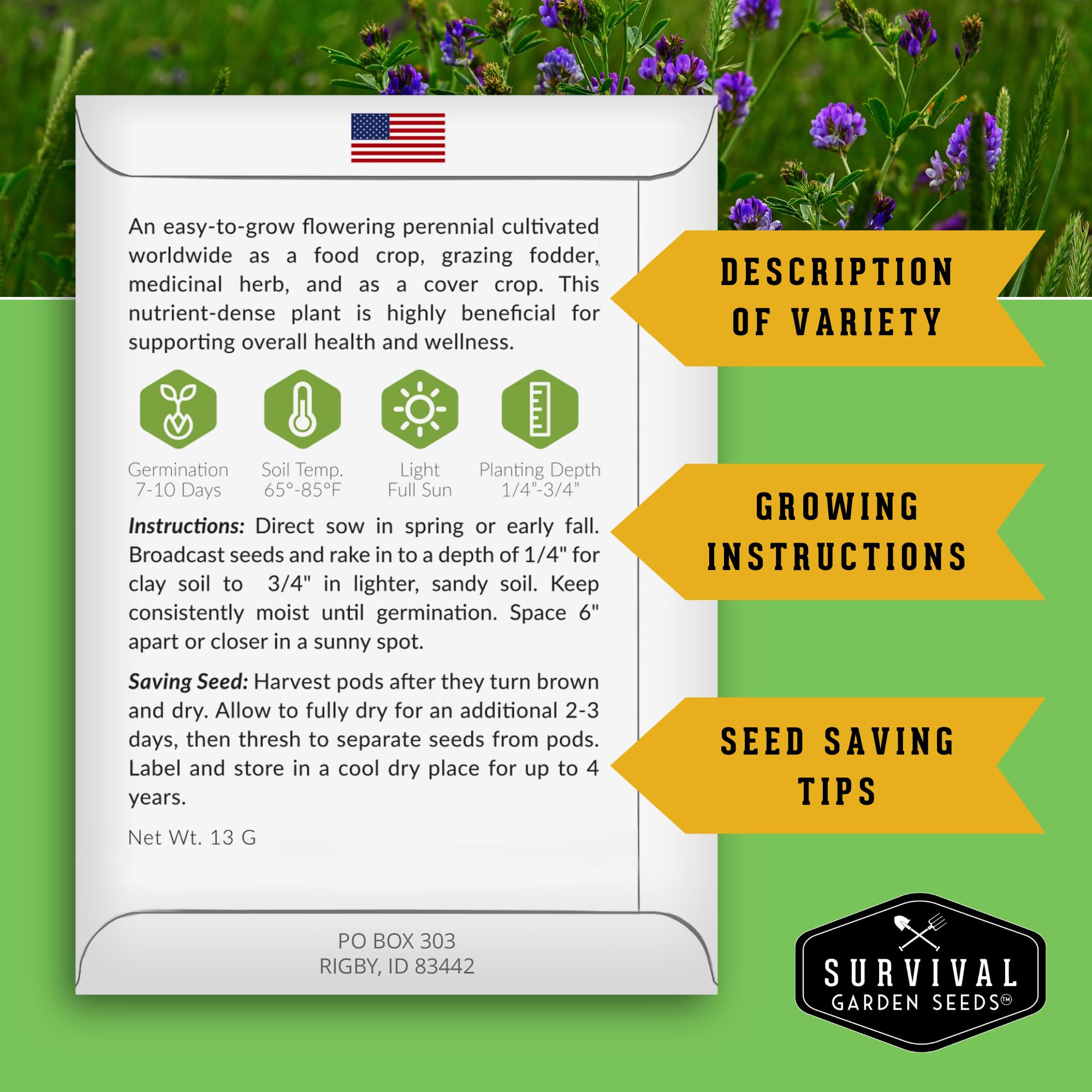 Ultimate Medicinal Herbs Collection - 36 Variety Pack of Herb Seeds for Growing Essential Healing Plants - Mixed Assortment for Homesteaders - Non-GMO Heirloom Varieties - Survival Garden Seeds
