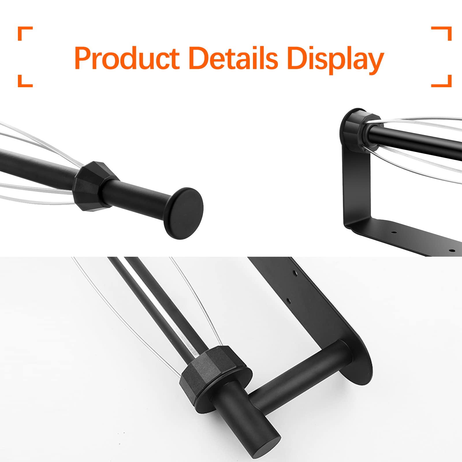 Paper Towel Holder Under Cabinet, Meritpick Single Hand Operable Paper Towel Holder Wall Mount, Under Counter Paper Towel Holder with Damping Effect, Adhesive or Screw for Kitchen Bathroom