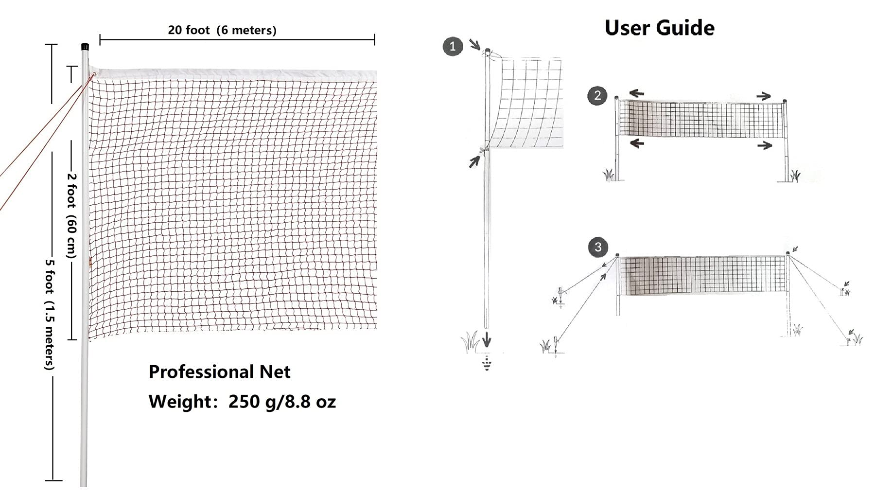 Portable Badminton Sets for Backyards with Net - Complete Badminton Sets