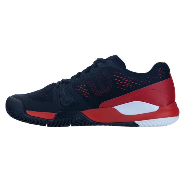 WILSON Rush Pro 3.0 Mens Tennis Shoes (us_Footwear_Size_System, Adult, Men, Numeric, Medium, Numeric_11) Black/Red/White