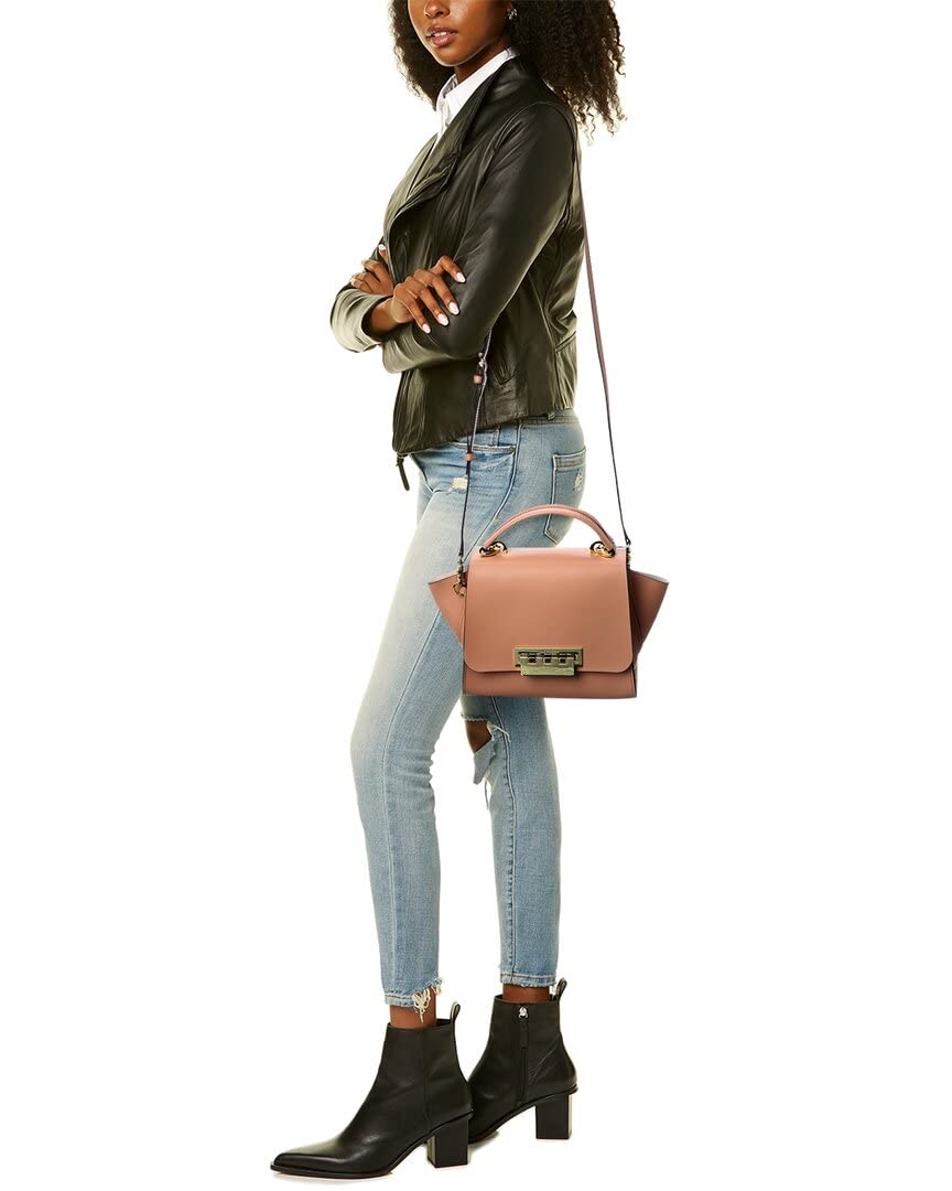 ZAC Zac Posen Eartha Top-Handle Crossbody Solid Pecan Pie One Size