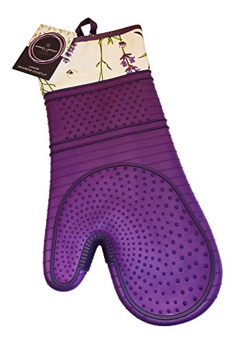 Samuel Lamont, Lavare (Lavender), British Double Oven Glove, Insulated, Cotton, Imported