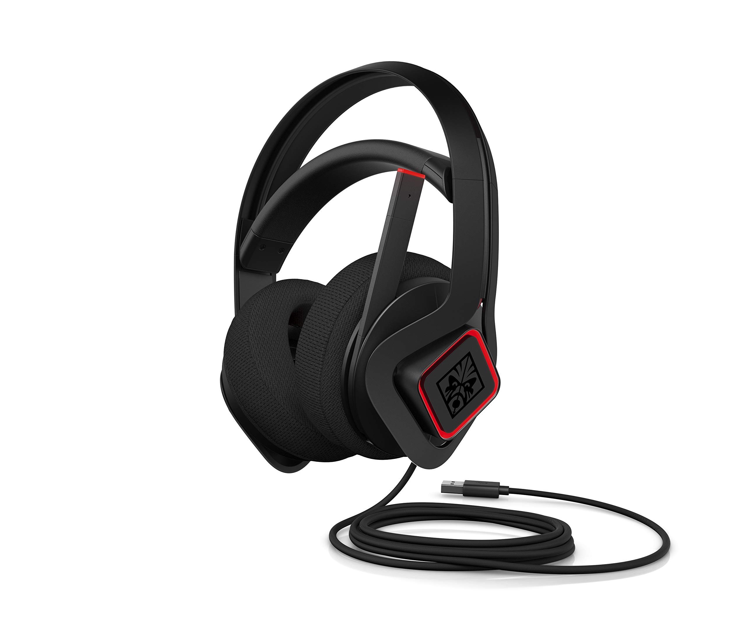 OMEN Mindframe Prime Gaming Headset with Cooling FrostCap Ear Cups, Custom RGB, 7.1 Surround Sound, Noise-Canceling Microphone (6MF35AA) (Renewed)