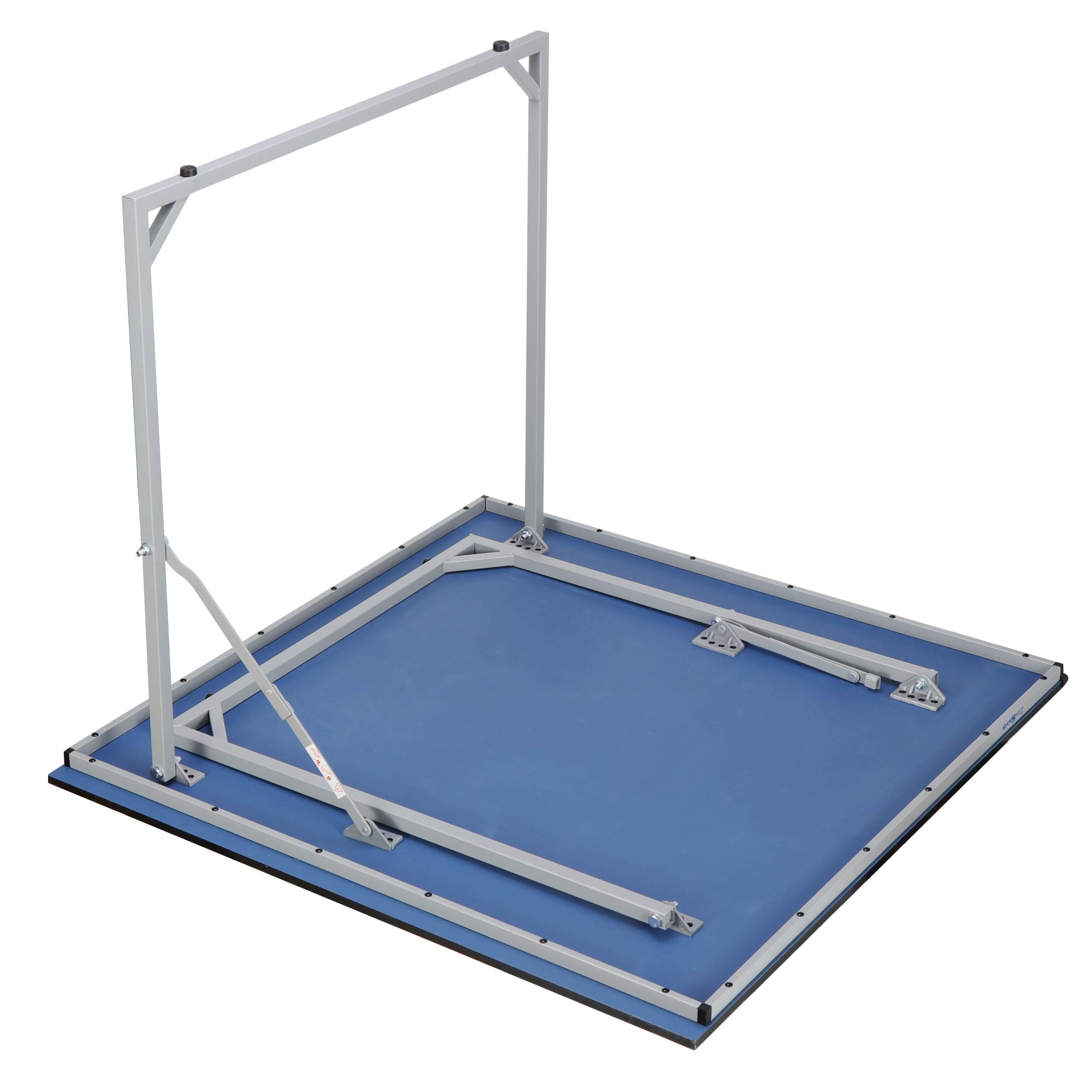 Oteymart Preassembled Table Tennis Table 6'x3' Folding Table Indoor Outdoor Mid-Size Regulation Portable Ping Pong Table w/Net for Home