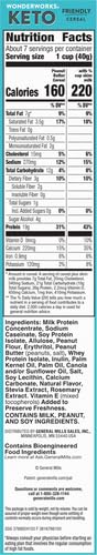 Peanut Butter Wonderworks Keto Friendly Breakfast Cereal, Keto Friendly Snack, 1g sugar, 10.6 oz