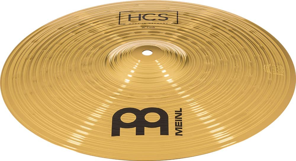 Meinl Percussion HCS 14" Crash Cymbal for Drum Set β Made in Germany β Traditional Medium Brass, 2-Year Warranty, (HCS14C)