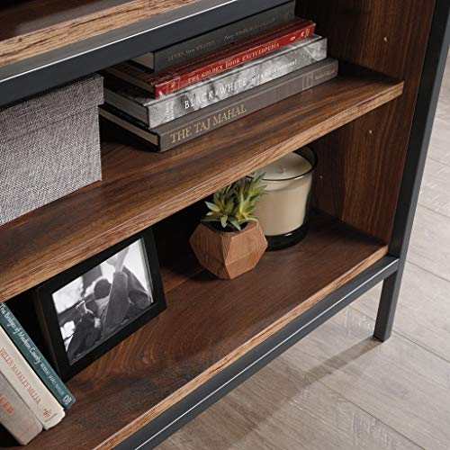 Sauder Nova Loft TV Stand with Storage, L: 44.72" x W: 17.32" x H: 29.53", Grand Walnut Finish