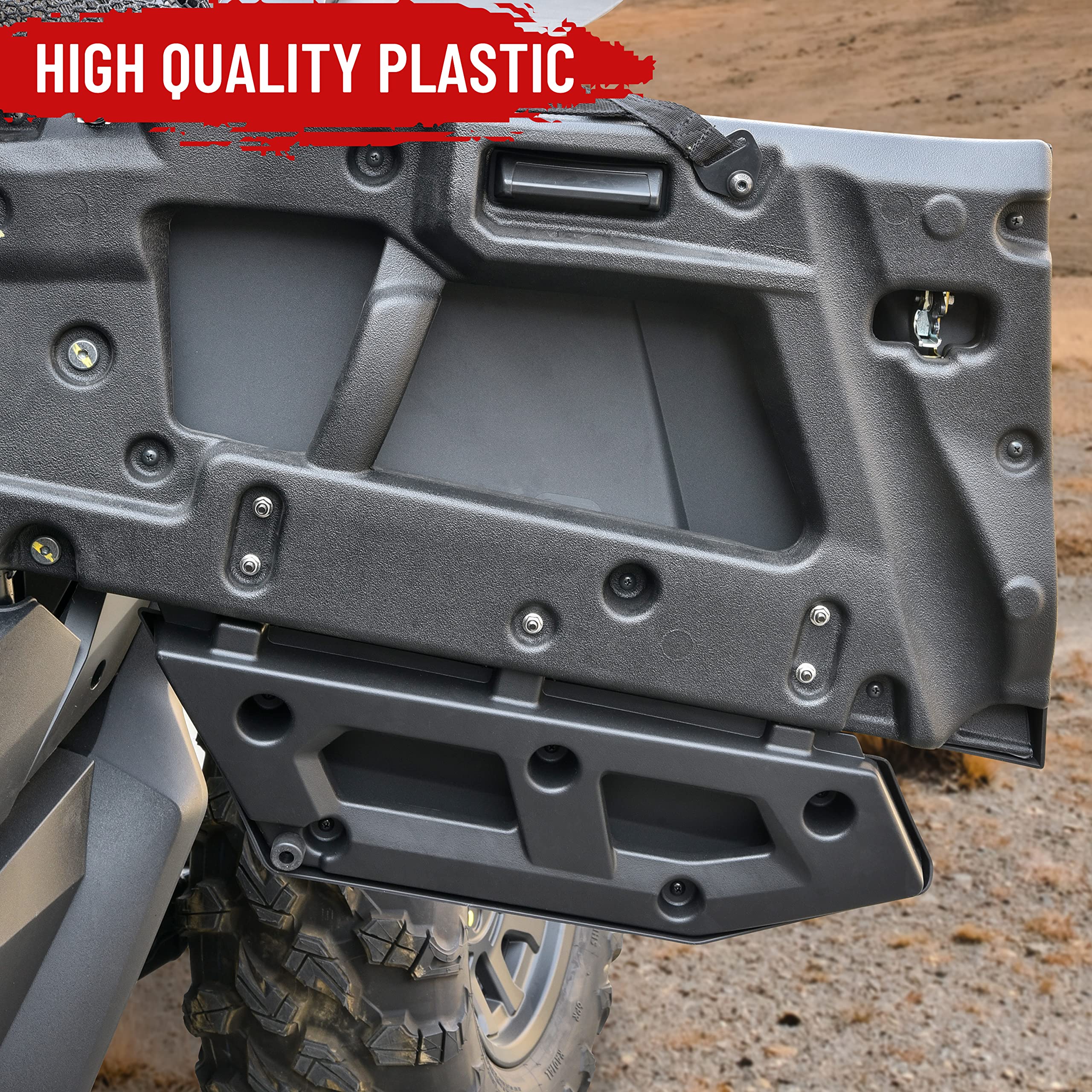 SAUTVS Lower Door Panels for Talon, Rear Lower Door Inserts with Built-in Frame for Honda Talon 1000X-4 2019-2024 Accessories, Plastic Lower Half Door Panels Replace #08P71-HL7-A20