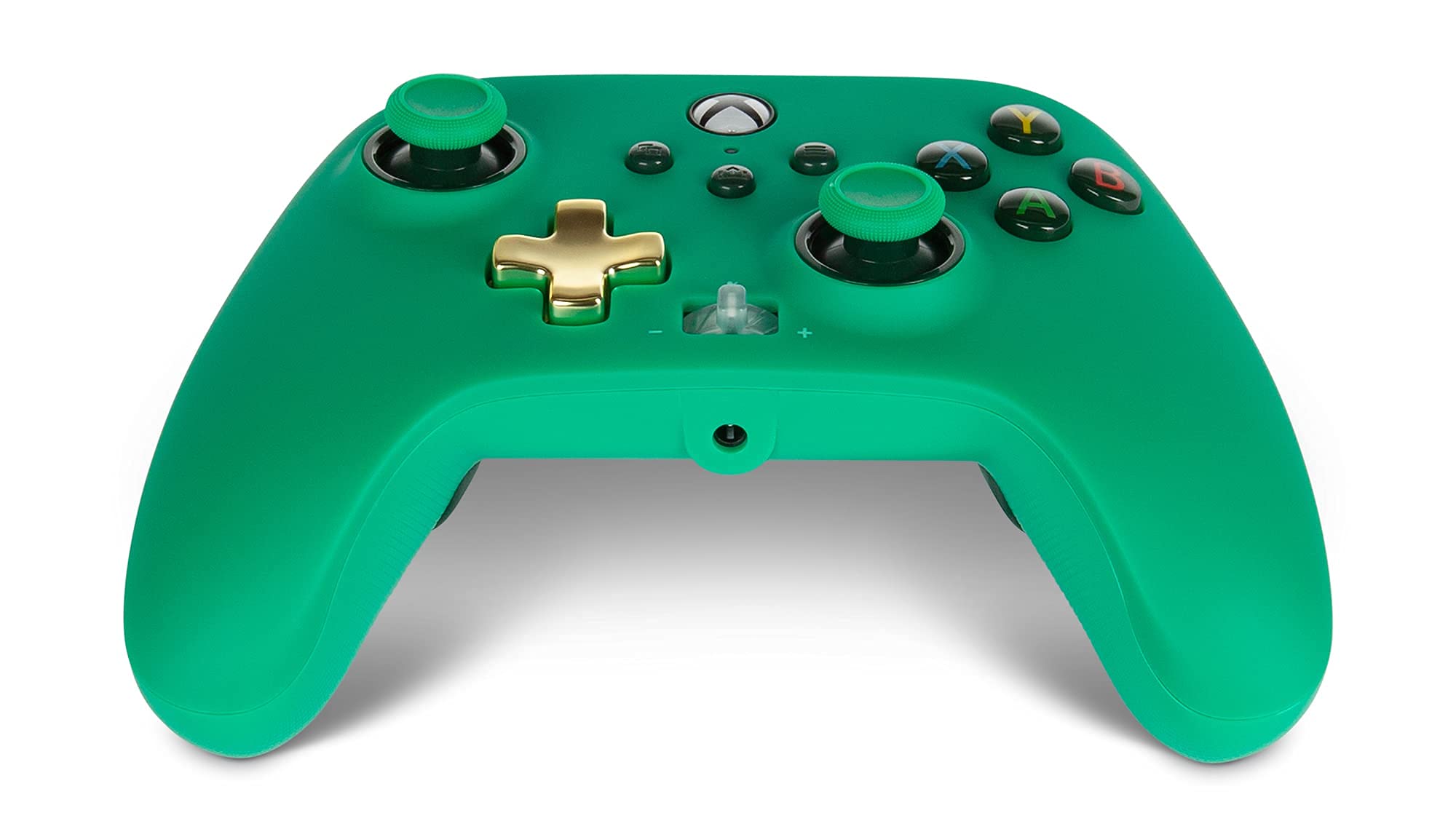 PowerA Enhanced Wired Controller for Xbox Series X|S - Green, Gamepad, Wired Video Game Controller, Gaming Controller, Works with Xbox One - Xbox Series X (Renewed)