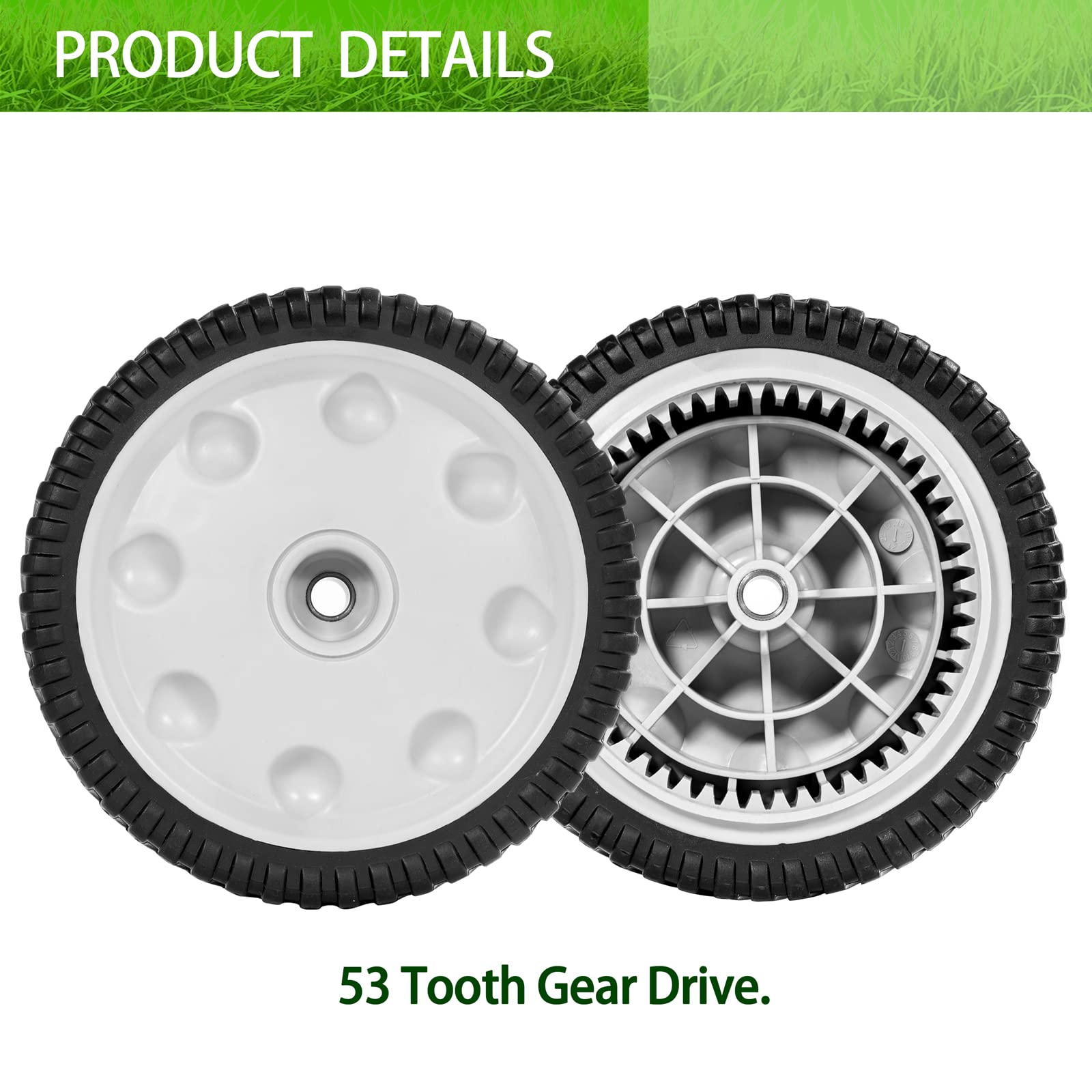 MTD 734-04018C 734-04018A 734-04018B Set of 2 Front Drive Wheels 12AV569Q597