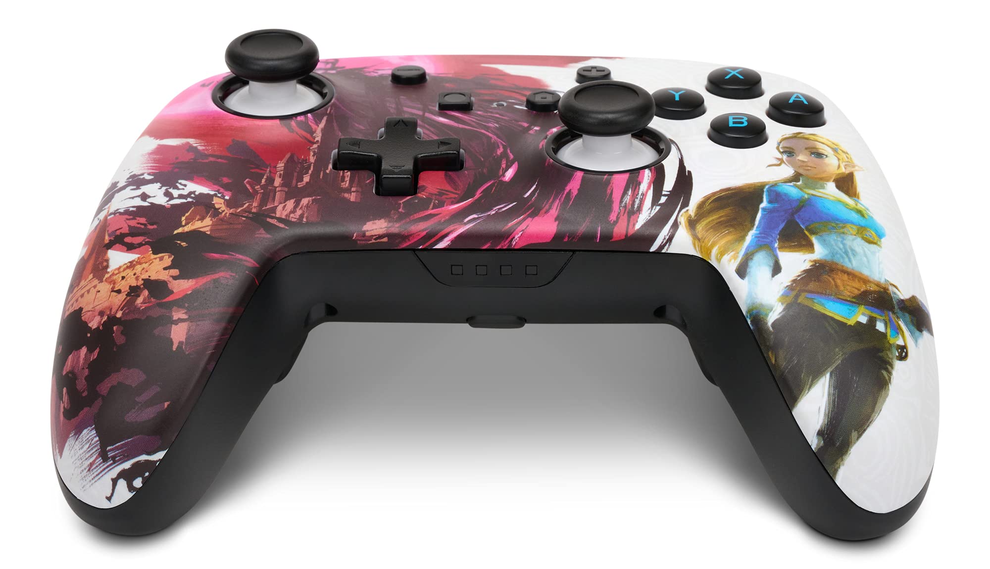PowerA Enhanced Wireless Controller for Nintendo Switch - Blood Moon Zelda, Nintendo Switch Lite, Gamepad, Game Controller, Bluetooth Controller, Rechargeable - Nintendo Switch