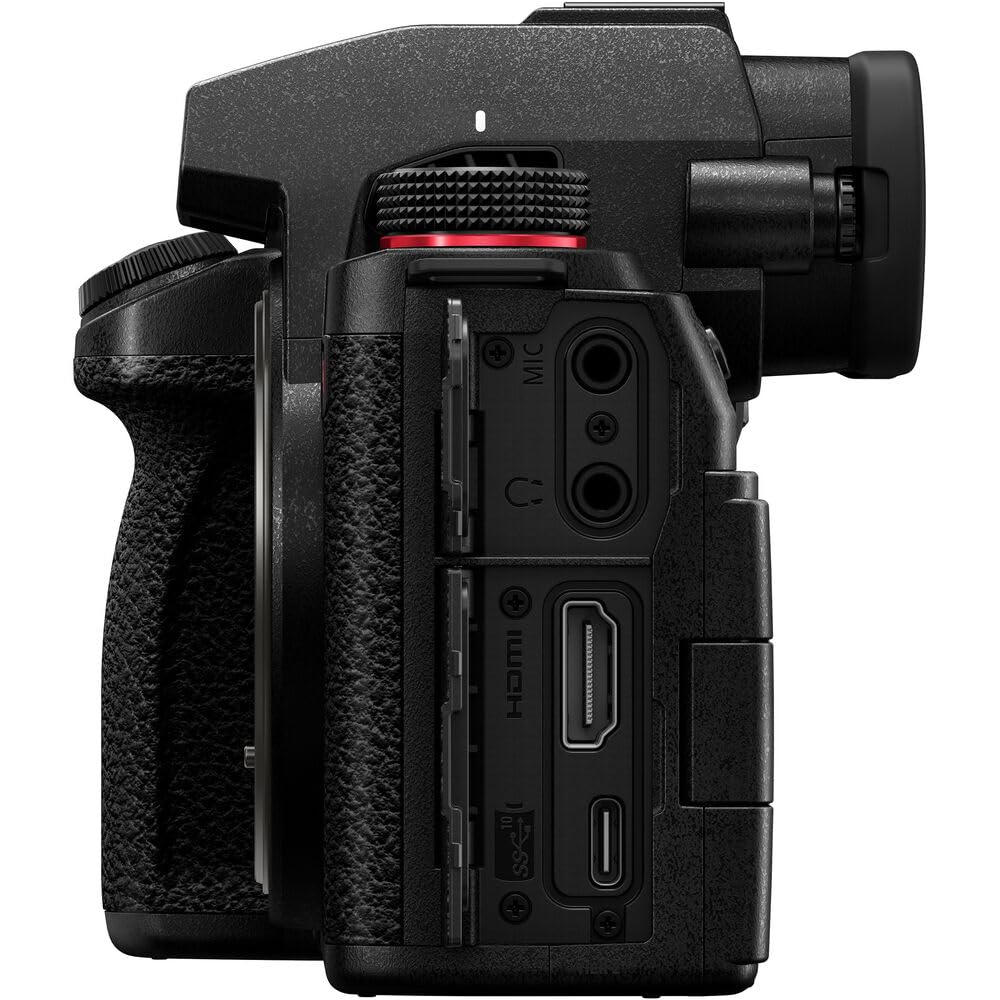 Panasonic Lumix S5 II Mirrorless Camera (DC-S5M2BODY) + 64GB Memory Card + Corel Photo Software + DMW-BLK22 Battery + Charger + Card Reader + Case + Flex Tripod + Cleaning Kit + More