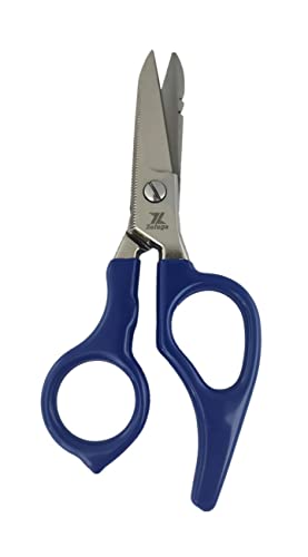 Zeluga 12-229 5in. Heavy Duty Stainless Steel Electician's Scissor with Ergonomic Handle