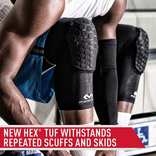 McDavid Youth Teflex Leg Sleeves (Pair), White, One Size