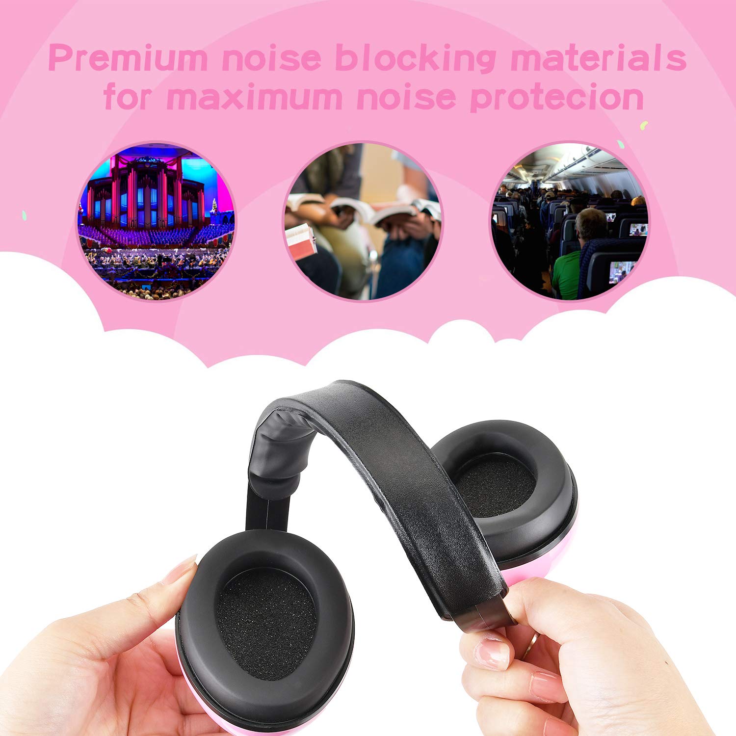 Noise Cancelling Headphones for Kids, Baby Ear Muffs Noise Protection Infant