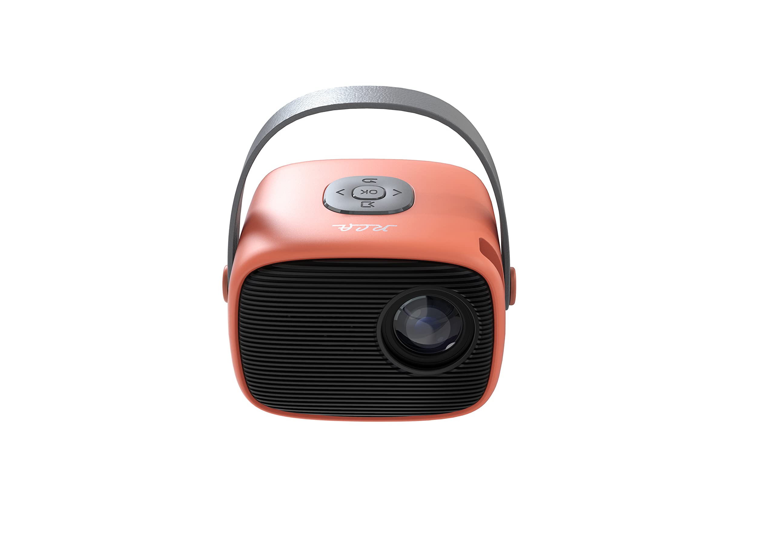 RCA RPJ264 Portable Home Theater Projector - Premium Quality - White Brightness - Projector Compatible with PC, TV Box, PS4- HDMI/USB/VGA- (Coral)