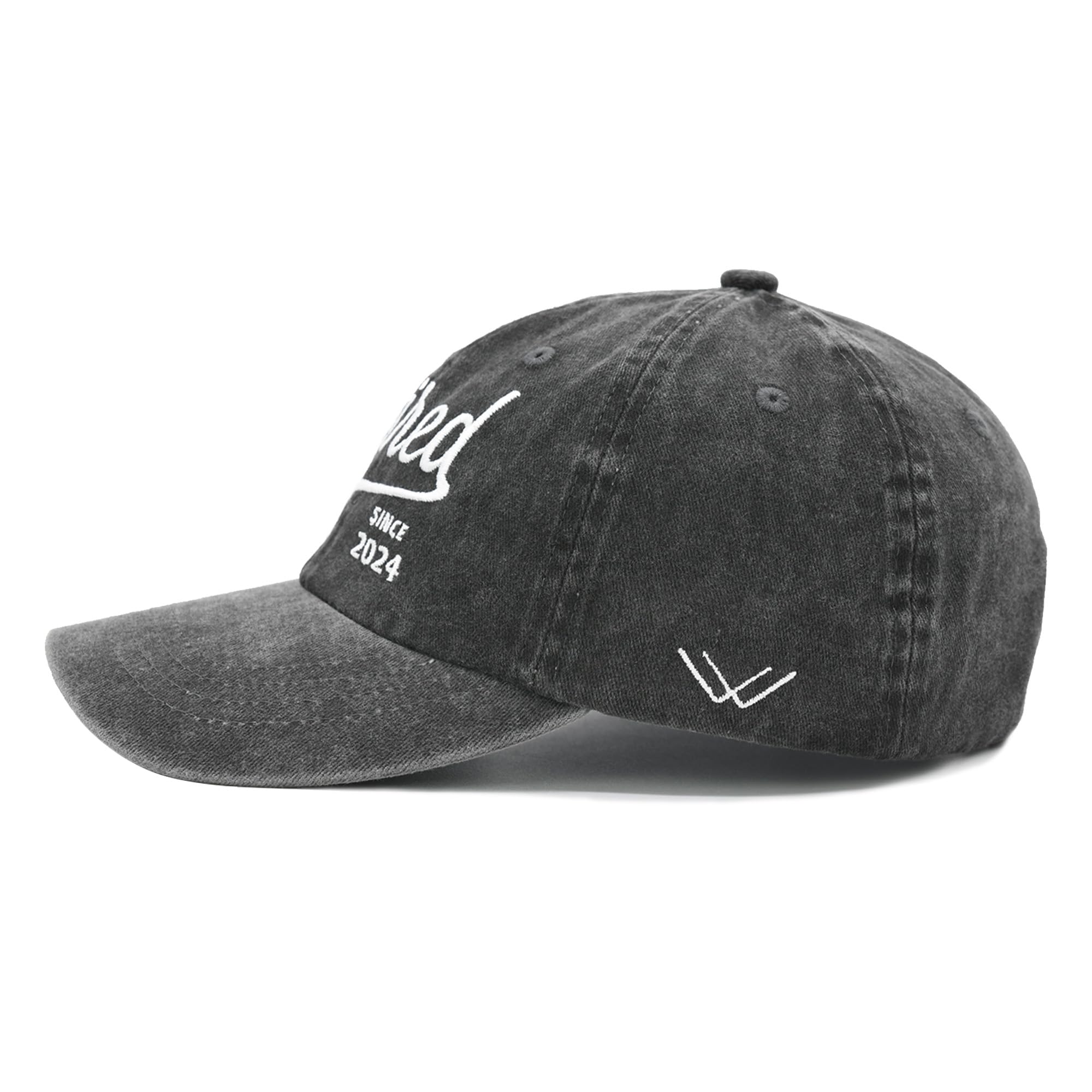 Waldeal Retired Since 2024 Hat, Retirement Gifts for Men Women, Washed Embroidered Vintage Baseball Cap Black