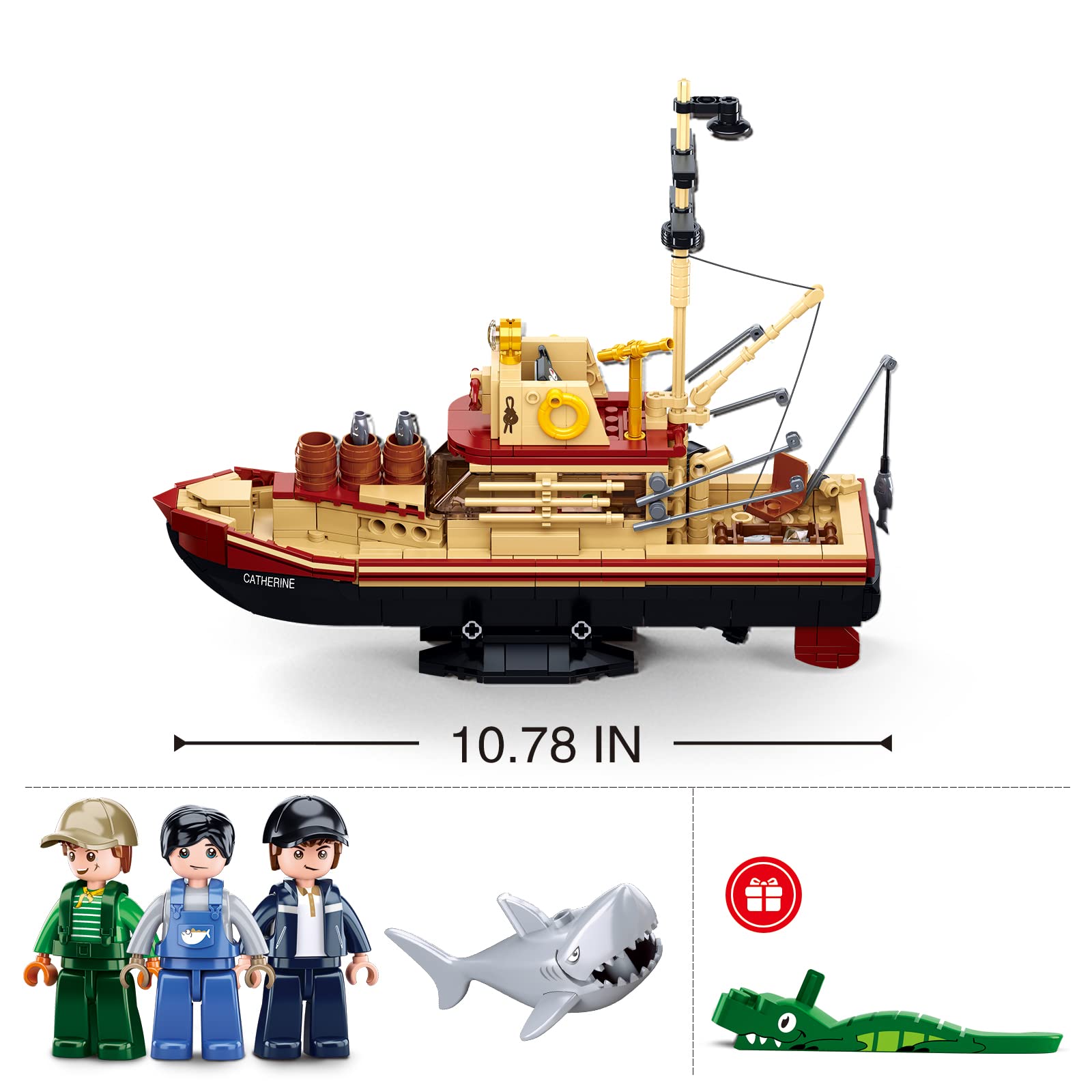 Sluban MODELBRICKS-The Great Shark 592pcs