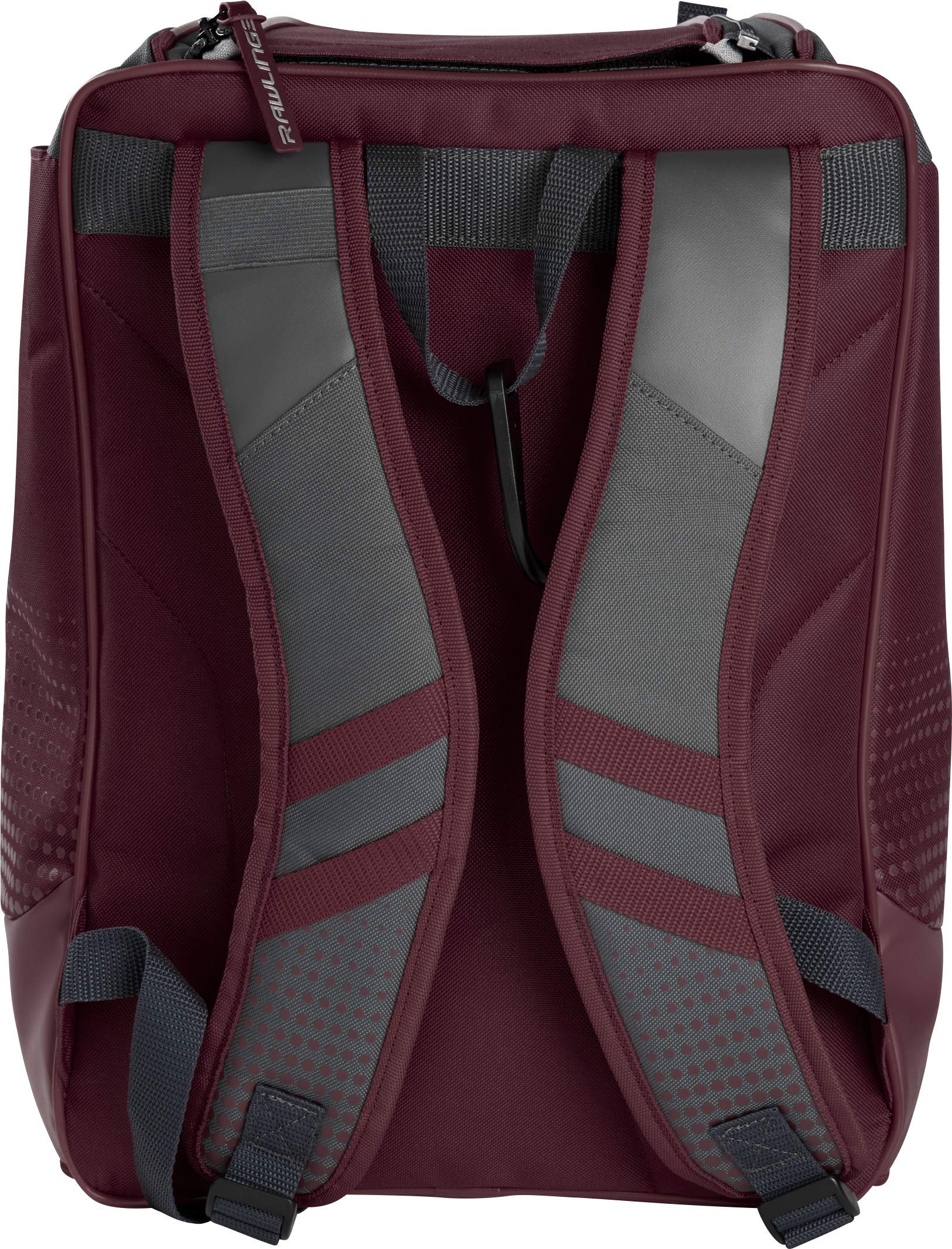 Rawlings | FRANCHISE Backpack Equipment Bag | Baseball / Softball | Maroon