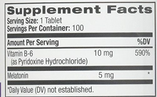 Melatonin 5 mg Time Release by Natrol 100 Tablets