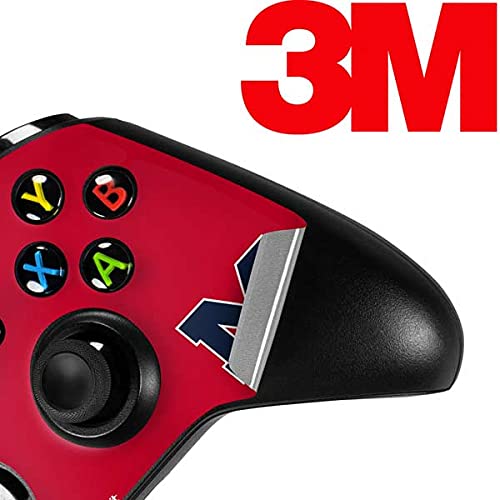 Skinit Decal Gaming Skin Compatible with Xbox One S Controller - Officially Licensed College Ole Miss Logo Red Design