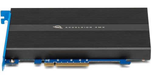 OWC Accelsior 4M2 PCIe NVMe M.2 SSD Adapter Card Compatible with Mac Pro 2019, Mac Pro 2010-2012, and PC Towers