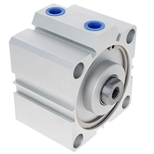 Othmro SDA63 Sealing Thin Air Cylinder 2.48in Bore 0.98in Stroke Double Action Thin Air Cylinder Aluminium Pneumatic Hydraulic Cylinder Pneumatic Small Thin Cylinder for Pneumatic and Hydraulic System
