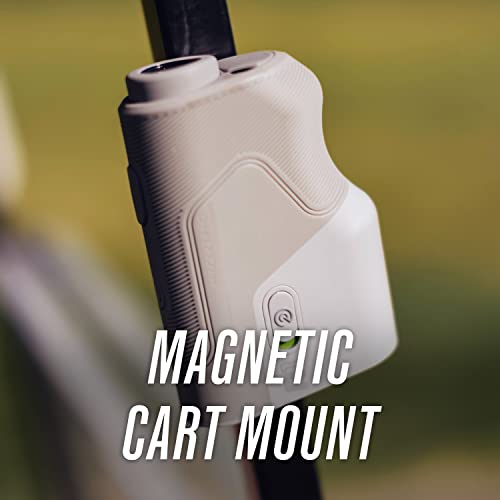 Precision Pro R1 Smart Golf Rangefinder with Slope - Golf GPS Laser Rangefinder with Magnetic Cart Mount, Bluetooth, Personalized Yardages, Rechargeable Battery & 37,000+ Courses Included