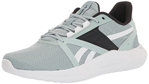 Reebok Women's EnergyLux 3.0 Running Shoe, Seaside Grey/Black/Pure Grey, 9 US Women