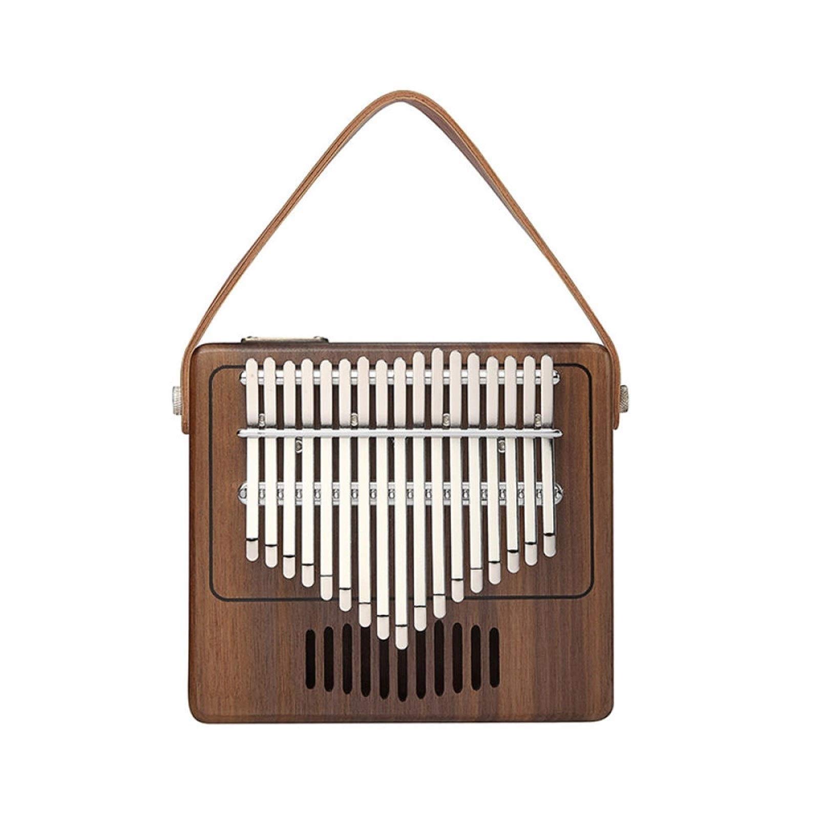 SLFDXDP Thumb Piano Kalimba Thumb Piano 17-Tone Single Finger Piano Thumb Piano Beginner Student Musical Instrument Portable (Color : B)