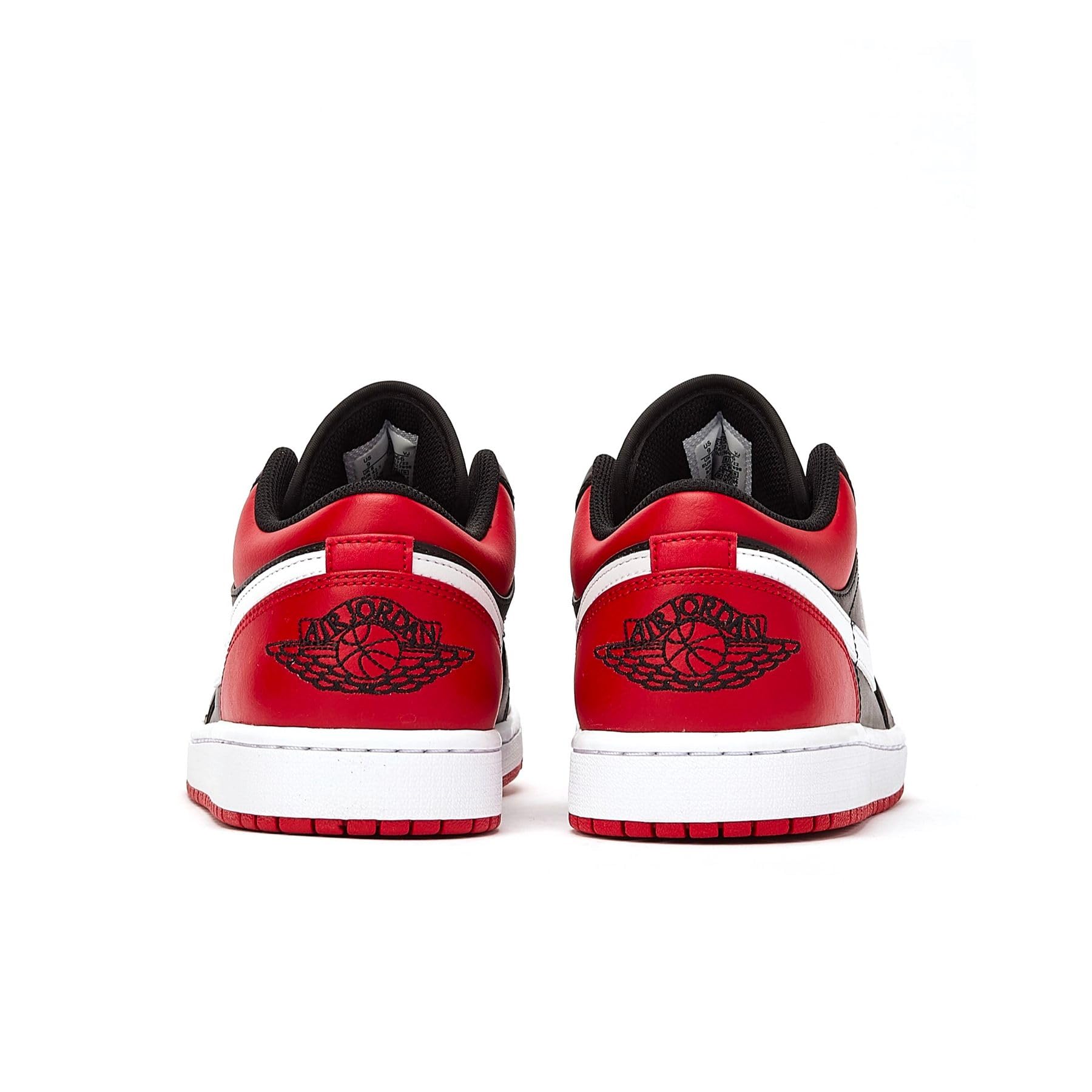Nike Air Jordan 1 Low Men's Shoes Alternate Bred Toe 553558 066 - Size 12 White/Black