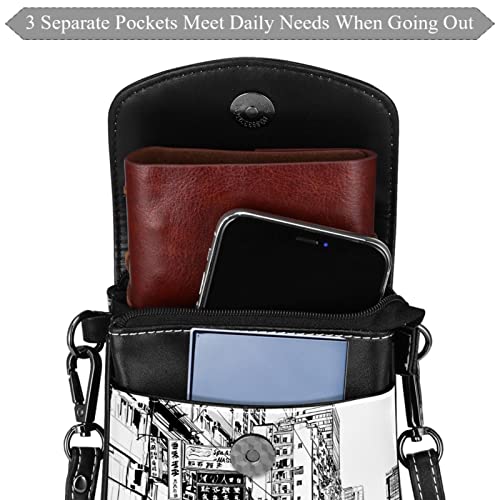 Small Crossbody Bag City Bus Cell Phone Purse Wallet