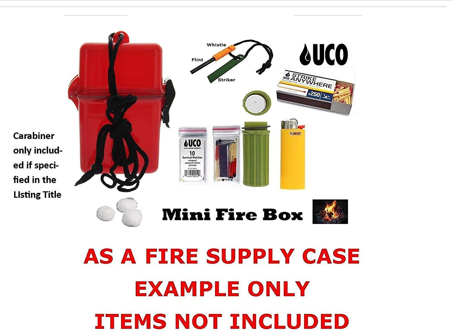 Readi USA White Waterproof (Spills Splashes) Dry Box Case- Beach, Boat & Pool - Money, Id, Key's Cigarettes N More - Travel Camping Hiking Geocache First Aid Organization & Security