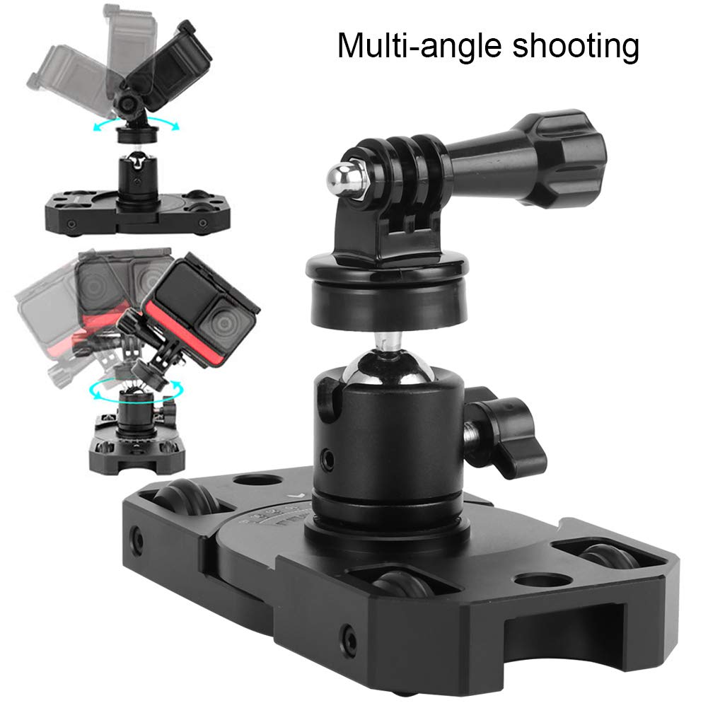 Romantic Valentine's Day Aluminium Alloy Photography, Leftwei Desktop Stabilization Photography Trolley Action Camera Stabilizer for Various Sports Cameras