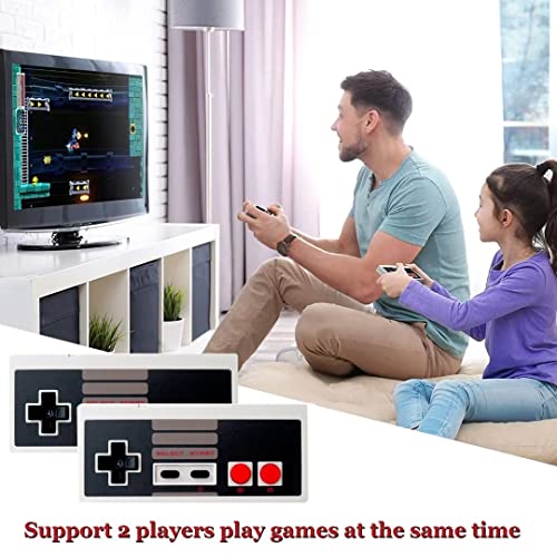 Wireless Game Controller for NES/SNES Classic Mini Edition, 2.4G Wireless Rechargeable Gamepad One Charge Lasts 100 Hours 2 Packs