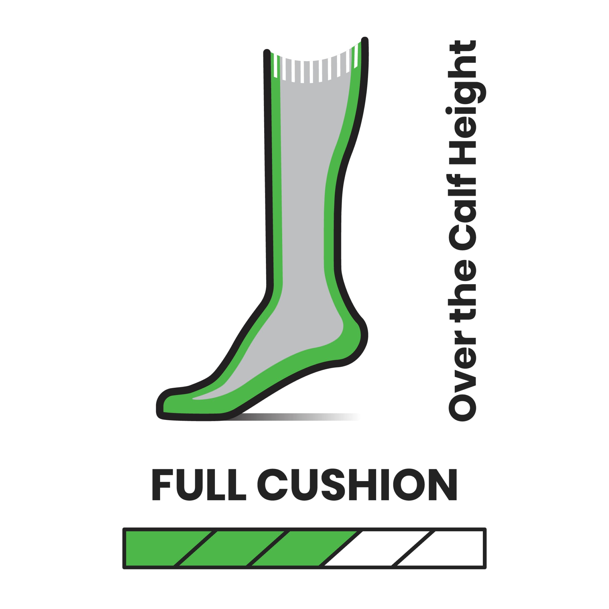 Smartwool Women's Ski Full Cushion Merino Wool Over The Calf Socks, Black, Small