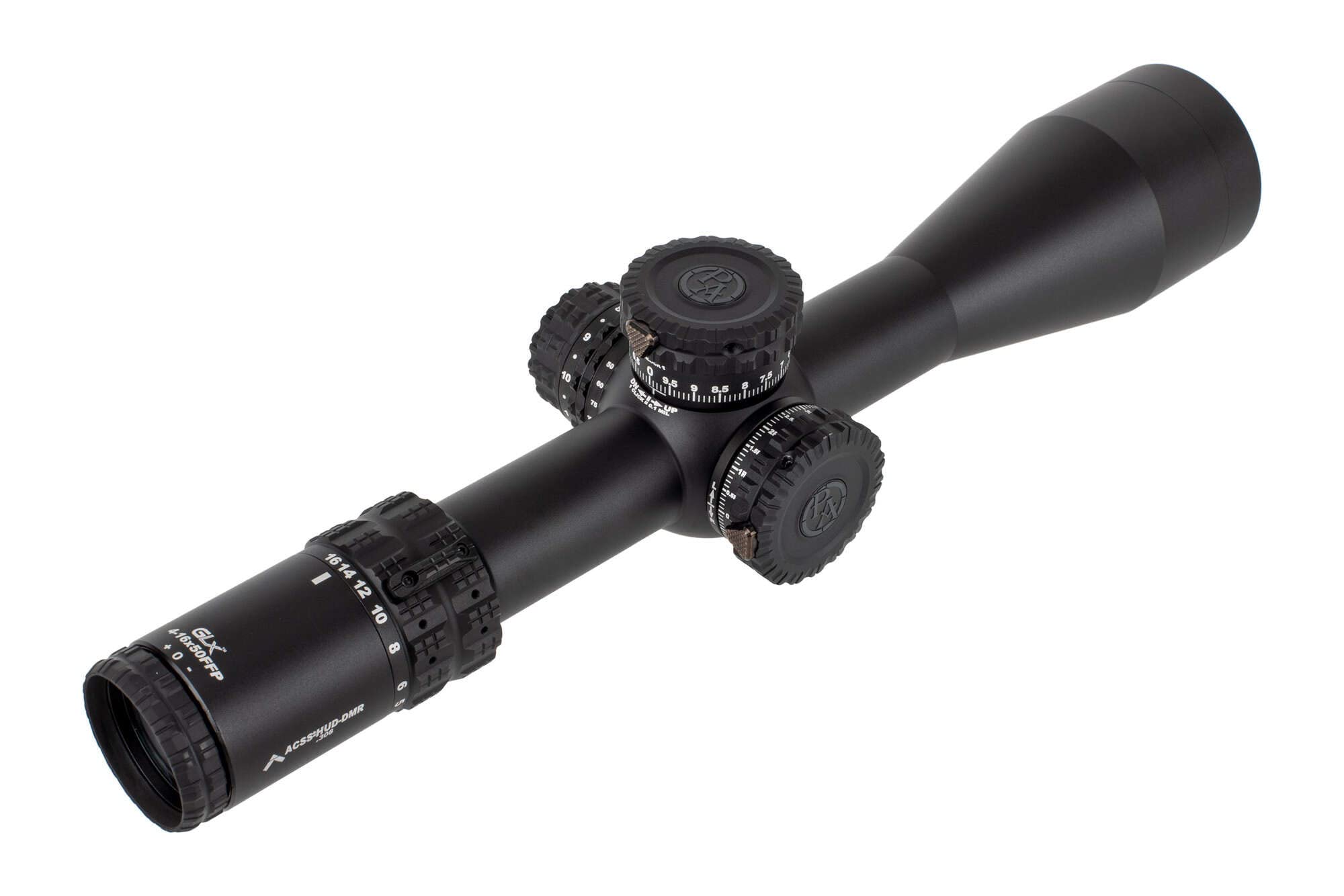 Primary Arms GLX 4-16x50mm FFP Rifle Scope - Illuminated ACSS-HUD-DMR-308/.223 Reticle