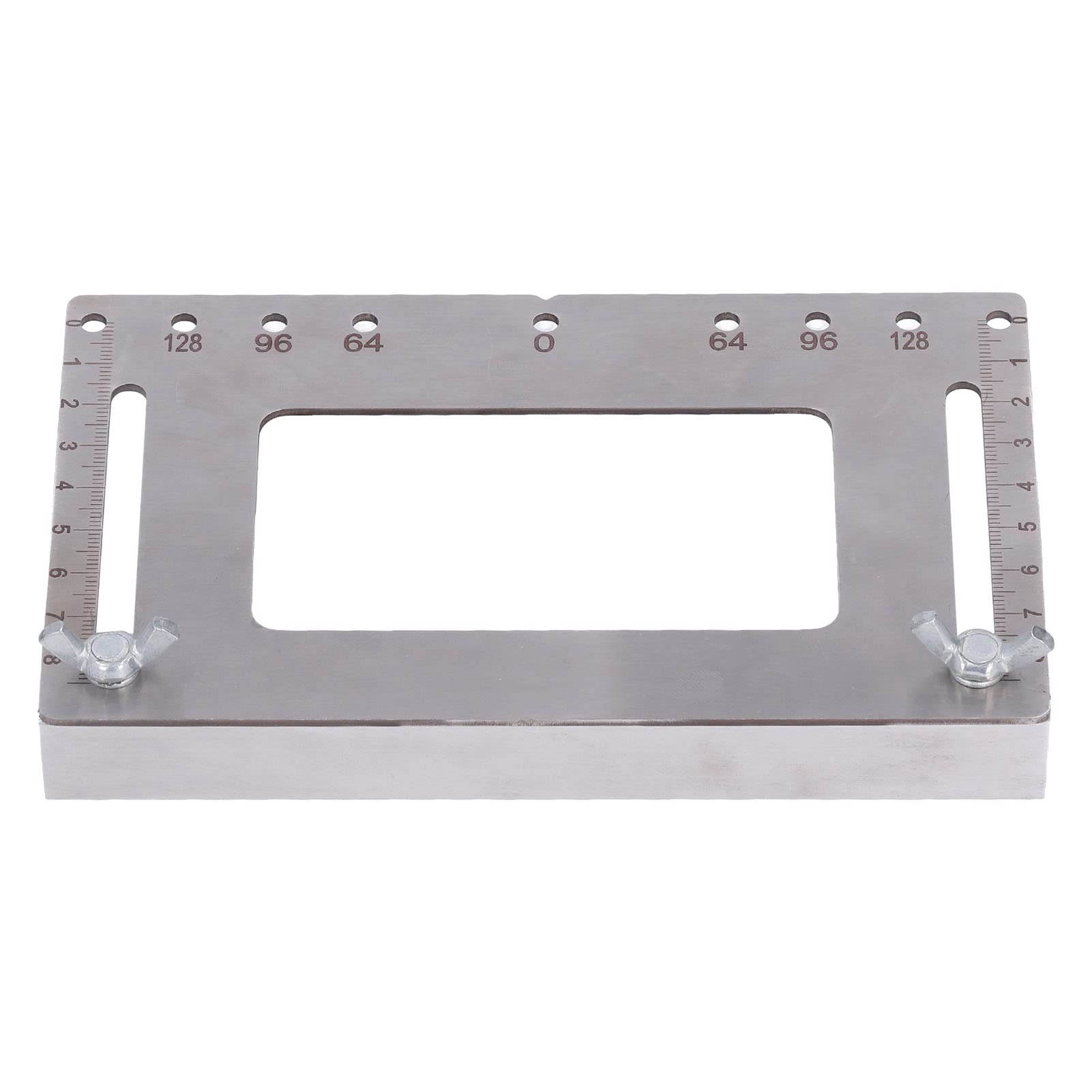 MISNODE Cabinet Hardware Jig Stainless Steel Carpentry Locator Drill Guide Dowel Jig Kit Hole Punch Locator Kit Furniture Handle Punch Locator for Carpenter