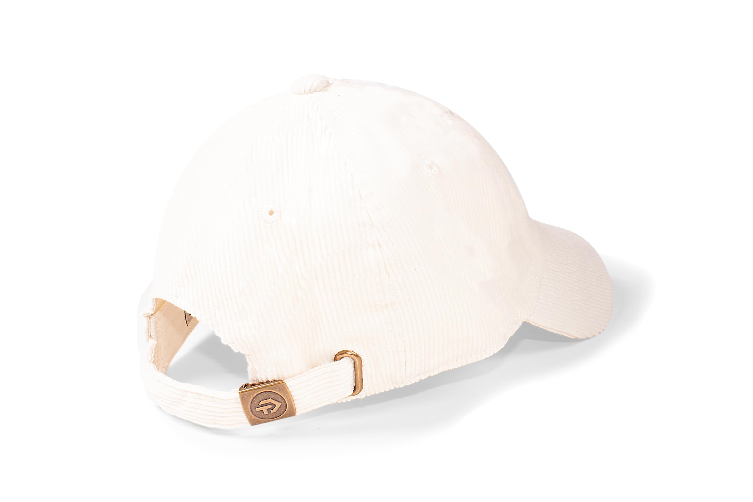 Plaid Suede Womens Mens Corduroy Hat for Men Casual Everyday Baseball Cap with Adjustable Straps (Off White)