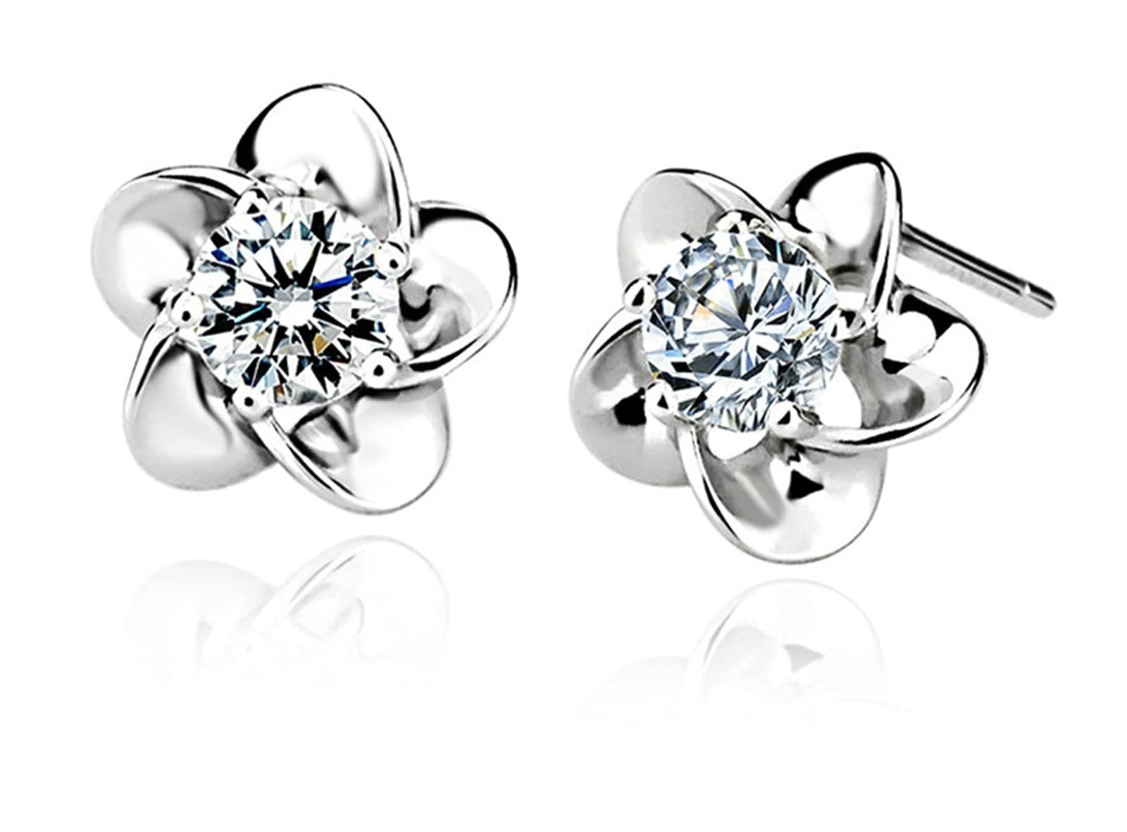 s925 Sterling Silver Stud Earrings Hetero-Shaped Earrings Set Zircon Earrings Hypoallergenic Stud Earrings