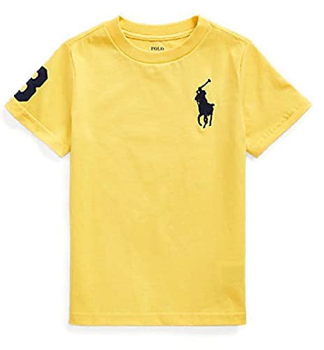 Polo Ralph Lauren Baby Boy's Short Sleeve Crewneck Tee (Oasis Yellow, 18 Months)