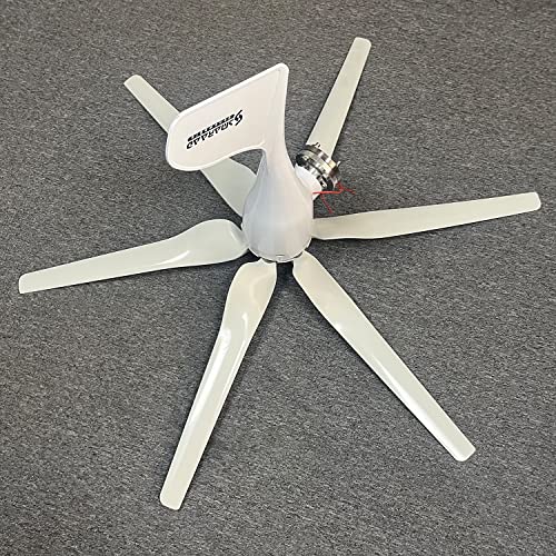 Smaraad Renewable Wind turbines , 400W 24V with 3 Blade 2.5m/s Low Wind Speed Starting Wind Windmill for Home