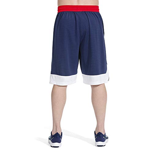 Nike Dri-FIT Icon, Men's basketball shorts, Athletic shorts with side pockets, College Navy/White, M